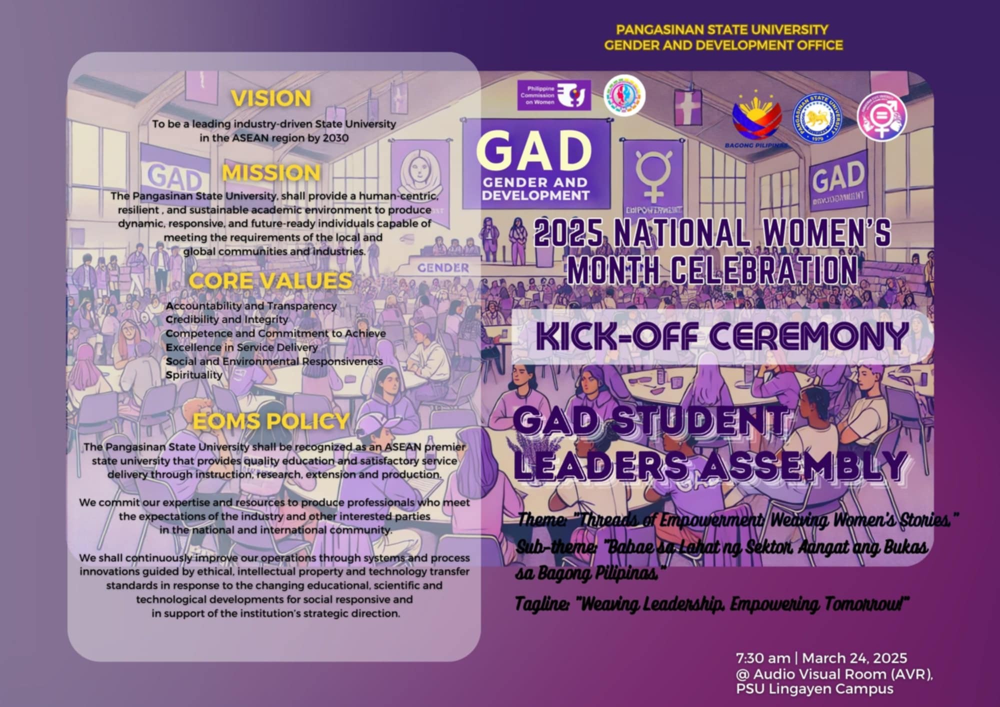 PSU Gender and Development Official Website